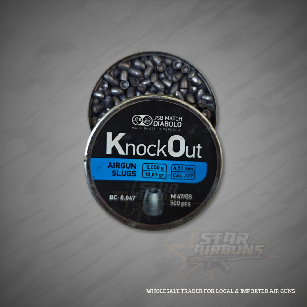 Knock Out Airgun Slugs – (Pack of 500) – STAR AIR GUNS