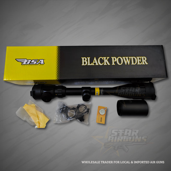 BSA Black Powder Scope 4-16x44AOEYS – STAR AIR GUNS