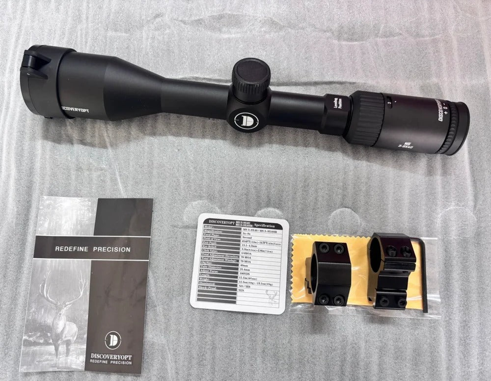 DISCOVERYOPT MS 3-9×40 Rifle Scope – .177 Caliber – STAR AIR GUNS